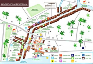 Amphawa Floating Market Map